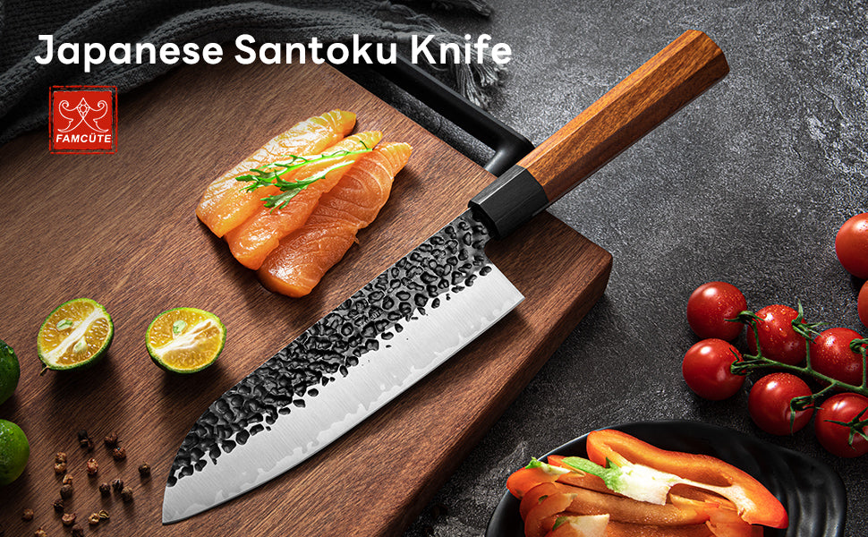 What is a Japanese Santoku sword How to use a Santoku knife – FAMCÜTE